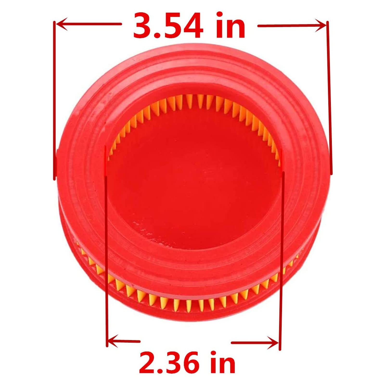 Toolyuan 951-14628 Air Filter for 11A-02SB700 11A-B0SD731 Mower 25B-55SD799 Edger Troy-Bilt 5T65RU 5T65RUA 5T65VUA 1T65DT 1T65LH 1T65NTA 1T65PT 140cc Engines Replace 751-14628 Rotary 16199-(2 Pack）