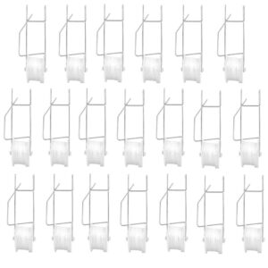 bandelt 20 pack tomato trellis roller hooks with 15m twine for tomato,plant, greenhouse,flower vine twine crop trellis kit plant roller hook