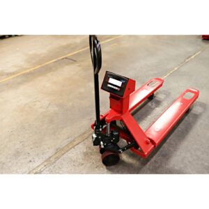 selleton sl-5000-e industrial warehouse truck/pallet jack scale with 5000 lb x 1lb