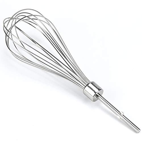 Kitchen Hand Mixer Whisk Attachments KHMPW Stainless Steel Egg Beater/Whisk Attachment for Hand Mixer -Kitchen Hand Mixer Accessories by Sikawai