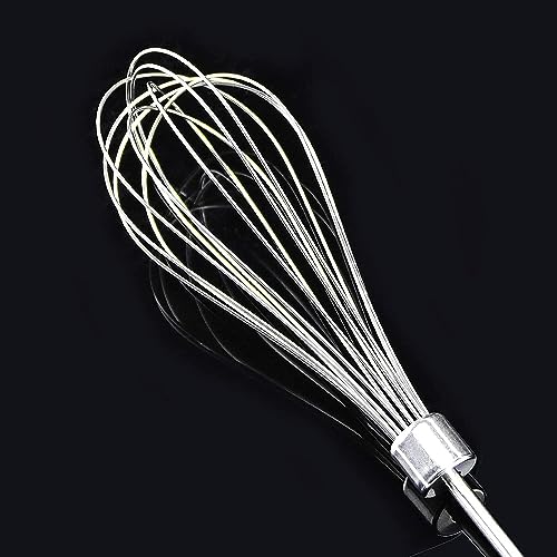 Kitchen Hand Mixer Whisk Attachments KHMPW Stainless Steel Egg Beater/Whisk Attachment for Hand Mixer -Kitchen Hand Mixer Accessories by Sikawai