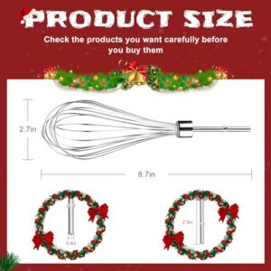 Kitchen Hand Mixer Whisk Attachments KHMPW Stainless Steel Egg Beater/Whisk Attachment for Hand Mixer -Kitchen Hand Mixer Accessories by Sikawai