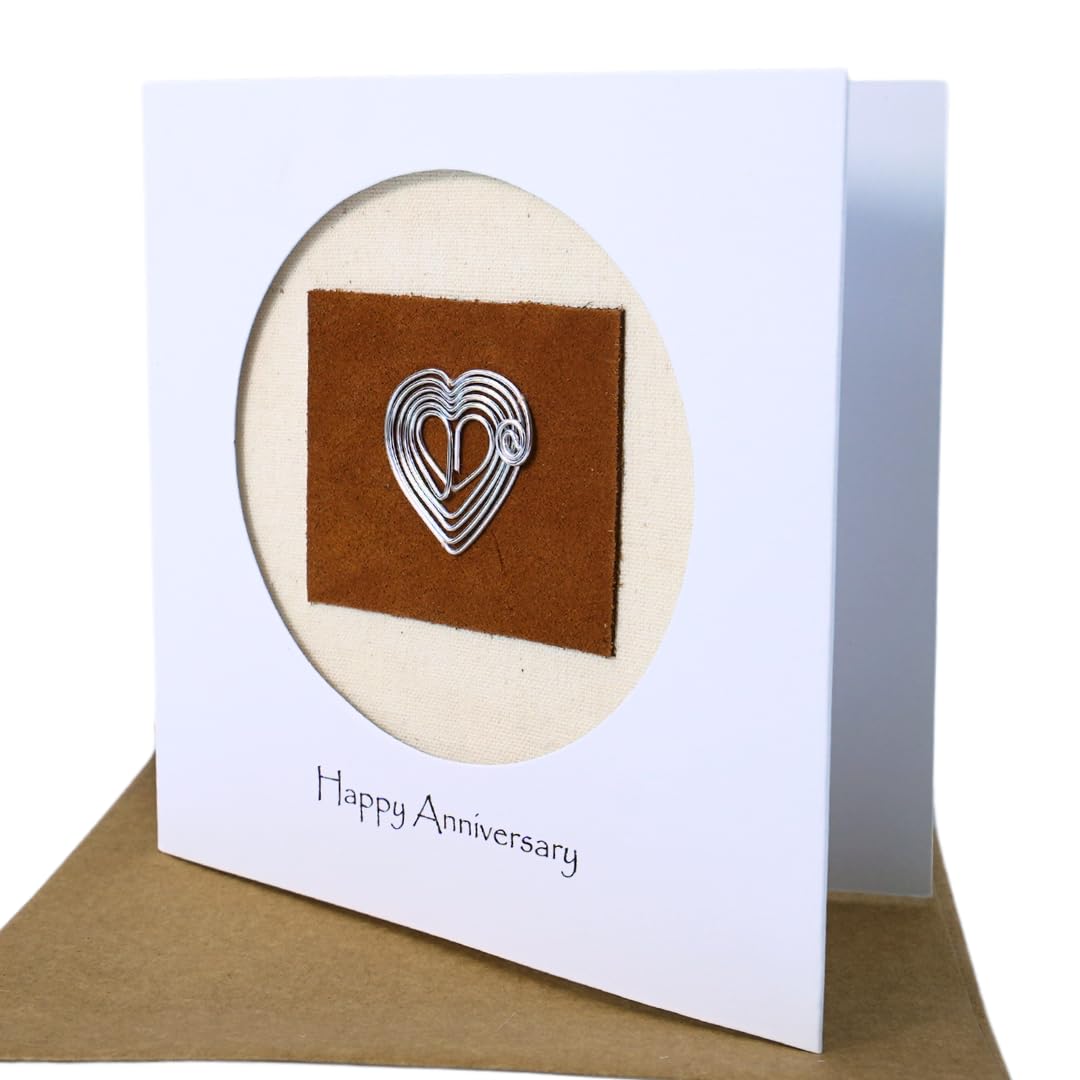 10th Anniversary Card, Aluminum Anniversary, 10th Wedding Anniversary Card for Husband, Happy 10th Anniversary, 10 Years of Marriage Card (10th)