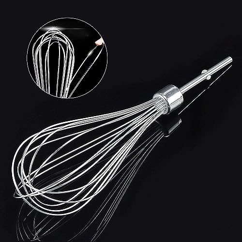 Kitchen Hand Mixer Whisk Attachments KHMPW Stainless Steel Egg Beater/Whisk Attachment for Hand Mixer -Kitchen Hand Mixer Accessories by Sikawai