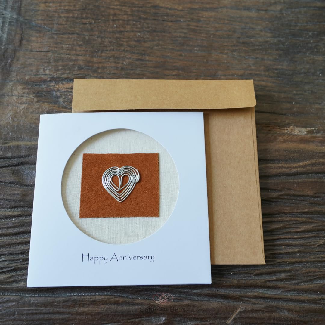 10th Anniversary Card, Aluminum Anniversary, 10th Wedding Anniversary Card for Husband, Happy 10th Anniversary, 10 Years of Marriage Card (10th)