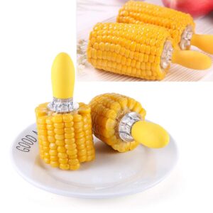 Gircss Stainless Steel Corn Holders - Corn on The Cob Skewers for BBQ Twin Prong Sweetcorn Holders Home Cooking Fork,Corn Cob Holders 8 Pack