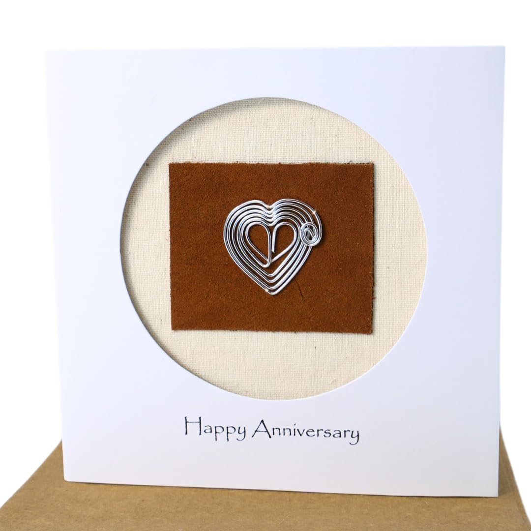 10th Anniversary Card, Aluminum Anniversary, 10th Wedding Anniversary Card for Husband, Happy 10th Anniversary, 10 Years of Marriage Card (10th)