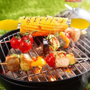 Gircss Stainless Steel Corn Holders - Corn on The Cob Skewers for BBQ Twin Prong Sweetcorn Holders Home Cooking Fork,Corn Cob Holders 8 Pack