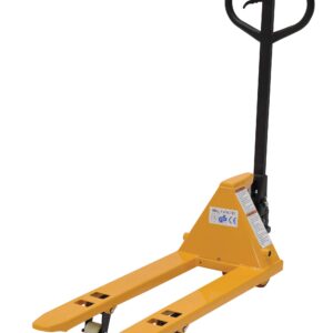 Vestil PM1-1532-MINI Steel Mini Hand Pallet Truck 45 in. x 15 in. x 45 in. 1100 Lb. Capacity Yellow