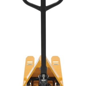 Vestil PM1-1532-MINI Steel Mini Hand Pallet Truck 45 in. x 15 in. x 45 in. 1100 Lb. Capacity Yellow