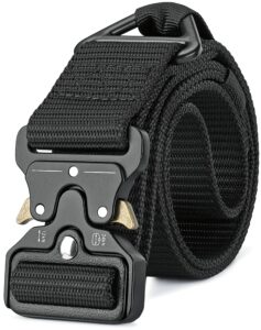 deyace emt belt, 1.5 inches emt belts for men and women, quick release mens belt tactical