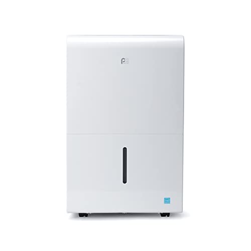 Perfect Aire 50-Pint, 4,500 Sq. Ft. ENERGY STAR Dehumidifier With Continuous Drainage Option, Ultra-Quiet Operation - Ideal for Small Rooms & Basements