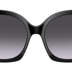 Dolce & Gabbana Women's Round Fashion Sunglasses, Black/Light Grey Gradient Black, One Size