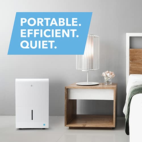 Perfect Aire 50-Pint, 4,500 Sq. Ft. ENERGY STAR Dehumidifier With Continuous Drainage Option, Ultra-Quiet Operation - Ideal for Small Rooms & Basements