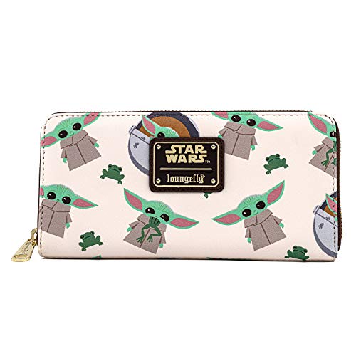 Loungefly Star Wars Baby Yoda The Mandalorian All Over Print Wallet