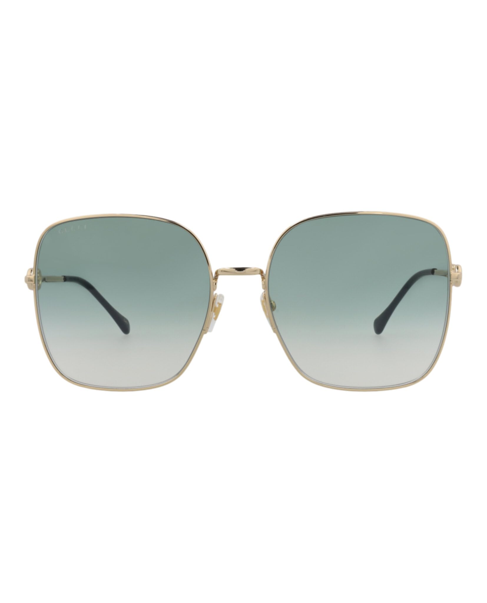 Gucci Square-Frame Metal Sunglasses