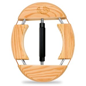 haibeir hat stretcher 4-way wooden hat stretcher black for adults one size from 7.08'' to 9.6'',simple & easy to use