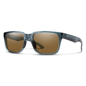 smith headliner lifestyle sunglasses - crystal stone green | chromapop polarized brown