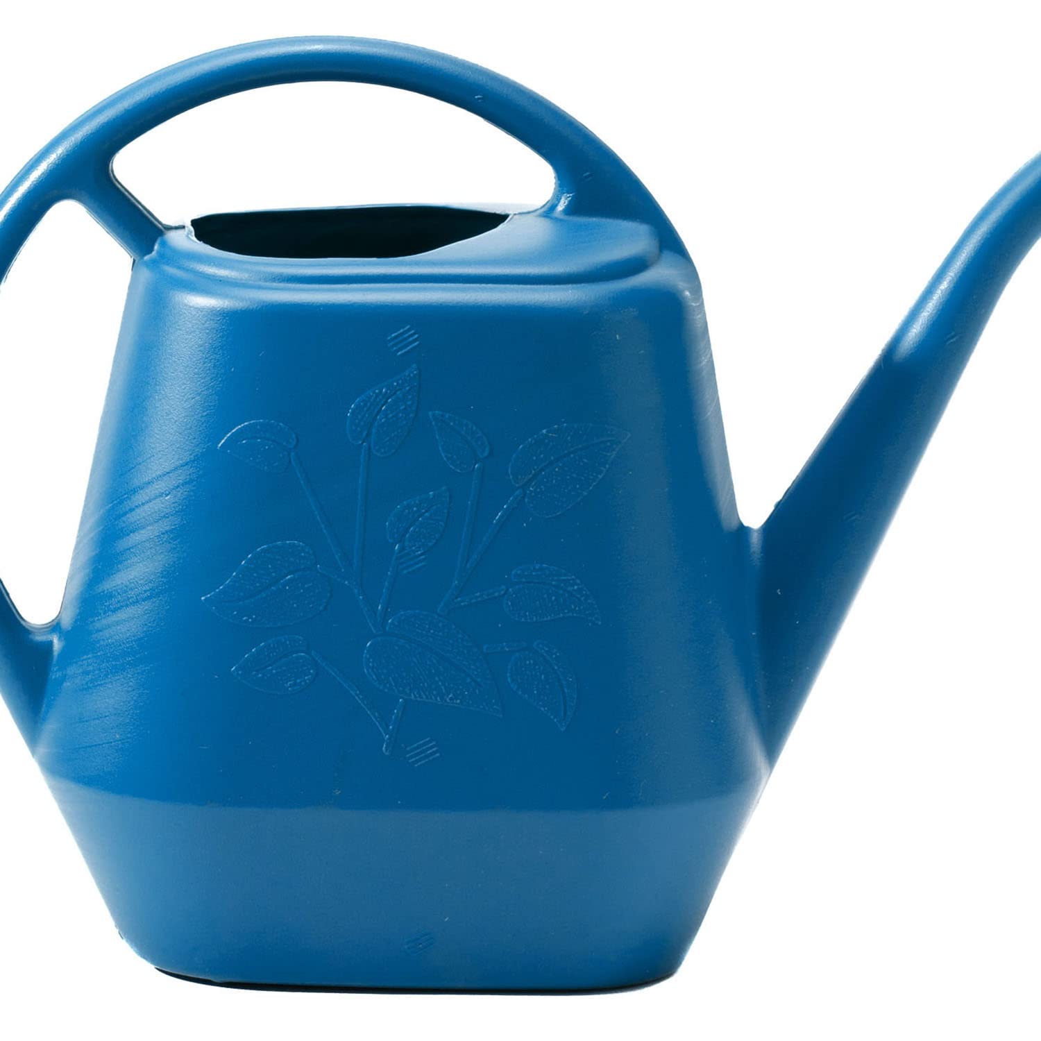 Bloem Aqua Rite Watering Can: 56 Oz - Classic Blue - Large Capacity, Extra Long Spout, Durable Plastic, One Piece Construction, for Indoor & Outdoor Use, Gardening