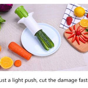 YOVQNMX Cucumber Slicer, Strawberry Slicer, Grape Slicer, Carrot Cutter, Potato Cutter, Creative Kitchen Tools, Multi-Function Fruit And Vegetable Slicer, Fruit Salad Making Pizza Fruit Dispenser