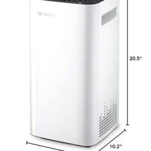 Airdog X3 Bedroom Air Purifier with Washable Filter, up to 942 ft², Quiet Air Purifier for Baby, Clean down to 0.0146 microns, Patented TPA Technology