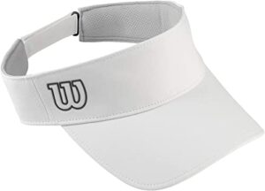 wilson women's standard ultralight visor, white, one size