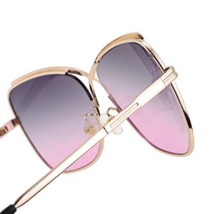 FEISEDY Womens Cute Sunglasses Oversized Butterfly X Shape Design Cateye Lady Sunglasses B2738