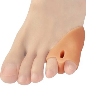 chiroplax tailor's bunion corrector pads bunionette pain relief pinky little toe straightener separator cushion splint protector shield spacer cover guard (4 pads, shims -small)