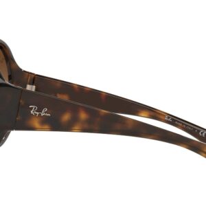 Ray-Ban Rb4345 Round Sunglasses, Havana/Brown Gradient Dark Brown, 58 mm