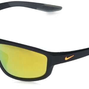 Nike Brazen Fuel Rectangular Sunglasses, Matte Obsidian, 62/14/130