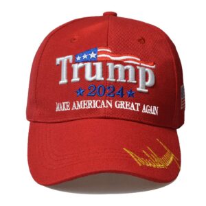 bestmaple camouflage make america great again embroidered hat maga usa baseball cap (make red)