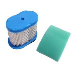 oakten replacement air filter for briggs stratton 498596 with pre-cleaner