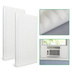 forestchill window air conditioner side panels, universal window ac insulation foam panels, pack of 2 insulated window ac side panels, 17 x 9 x 7/8 inches