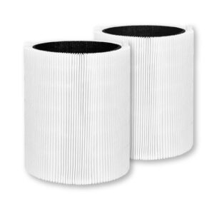 2 pack 311 auto filters replacement，compatible with blueair blue pure 311 auto air purifier，2 in 1 hepasilent and activated carbon filter