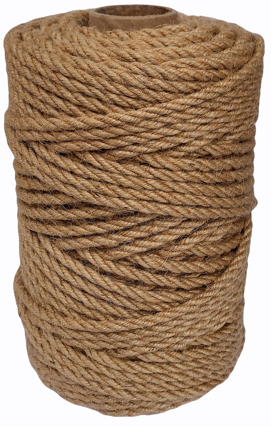 ILIKEEC 5mm Jute Twine, 328 Feet Braided Natural Jute Rope, Heavy Duty and Thick Twine Rope for DIY Artwork, Bundling, Home Decor, Gardening Applications