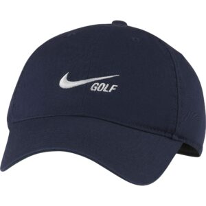 nike new 2021 heritage86 washed golf adjustable dark navy blue/anthracite hat/cap