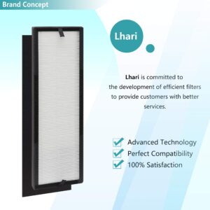 Lhari NEA-F1 True HEPA Replacement Filter, Compatible with Eureka NEA120 Air Purifier and Toshiba Air Purifier CAF-W36USW, 2-Pack