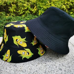 Corn Cob Fisherman Hats Summer Travel Bucket Beach Sun Hat Outdoor Cap for Women Kids Teen Girls