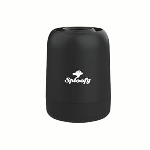 sploofy pro ii - personal smoke air filter - with replaceable cartridge - trap smoke and odor - up to 500 uses (black)