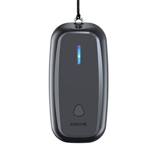 aviche m5 necklace wearable mini personal with usb | black