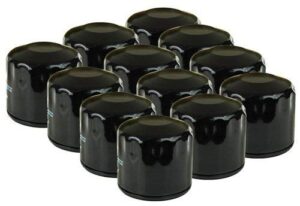 pack of 12 oil filters compatible with kohler 12 050 01, 12 050 01-s, 1205001s, john deere am125424, gy20577, ariens 082000204, 21397202