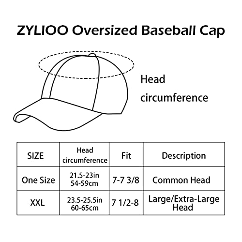 Oversize XXL Quick Dry Baseball Cap,Low Profile UPF Dad Hat,Adjustable Large Running Hats for Big Head 23.5"-25.5"