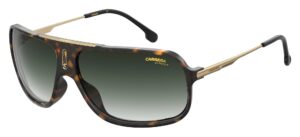 carrera cool65 havana/grey shaded 64/12/135 unisex sunglasses