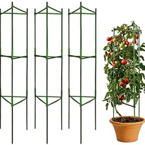 Tomato Cage, 3-Pack Garden Plant Support Tomato Cage, Garden Trellis for Climbing Plants, Plant Trellis Kits Plant Stakes & Support for Vertical Climbing Plants