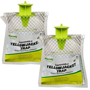 rescue! disposable yellowjacket trap - central & eastern formula - 2 traps