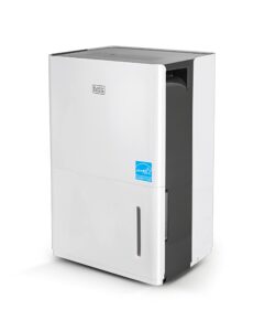 black+decker 1500 sq. ft. dehumidifier for medium to large spaces and basements, energy star certified, bd22mwsa