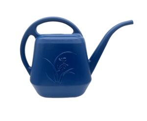 ufanme plant watering can with long spout for inoor and outdoor - 1/2 gallon - blue