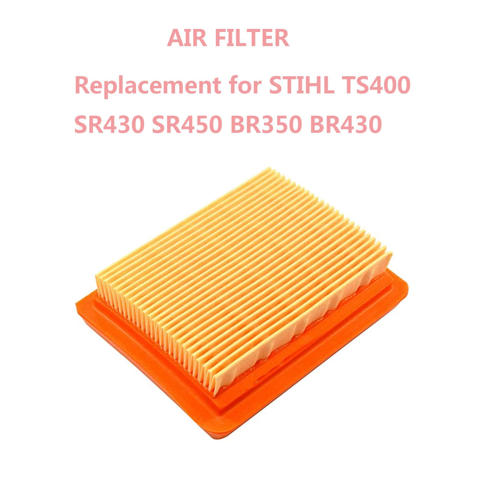 Air Filter Pack of 5 Replacement for Stihl 4223-141-0300 SR430 SR450 BR350 STENS 605-228 GB 11034