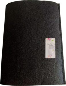 99jgdax carbon fabric filter replacement cut to fit charcoal hepa ac vent filter activated carbon air filter fabric sheet carbon pad 16 x 48 inch