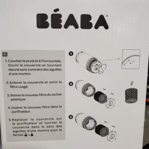 BEABA Air Purifier Filter Replacement, 4 Step Filtration System Pre-Filter, TRUE HEPA Filter, Carbon Filter, Removes VOCs, Odor, Dust, Mold and Dander